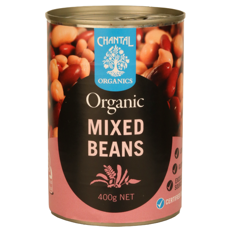 Chantals Mixed Beans Organic 400g – PETAL & BEE GROCERS